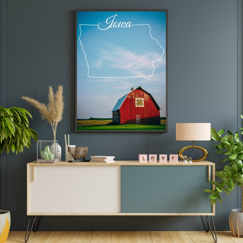 Iowa, Digital Download, SVG, PNG, PDF, Instant Download, Poster ...