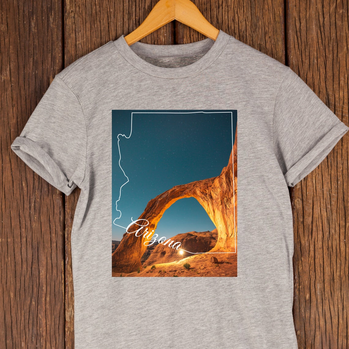 Arizona, Digital Download, SVG, PNG, PDF, State Outline, Corona Arch ...
