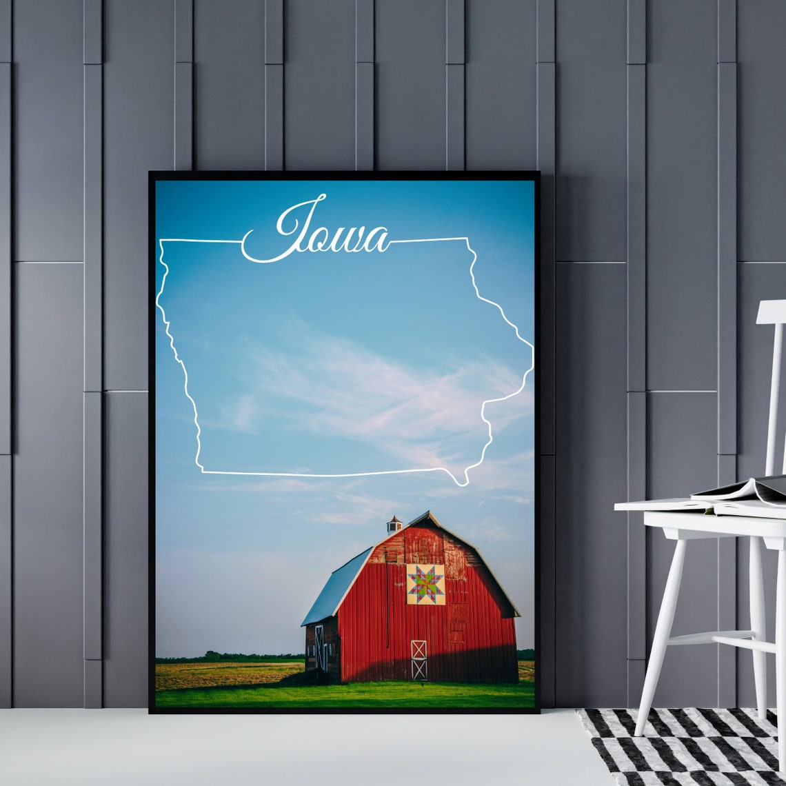 Iowa, Digital Download, SVG, PNG, PDF, Instant Download, Poster ...