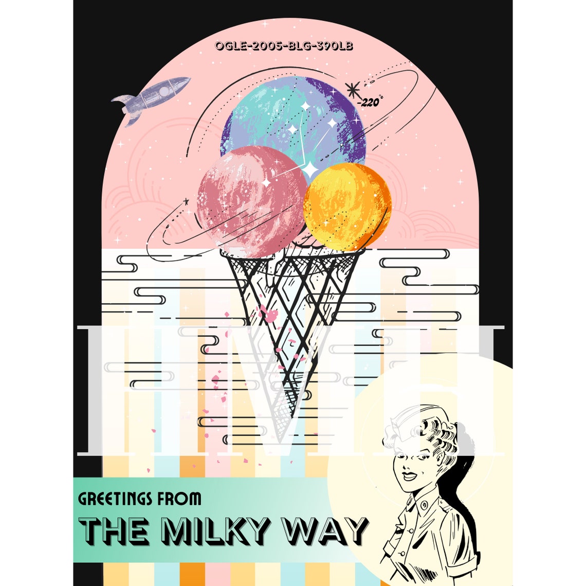 OGLE-2005-BLG-390LB, Digital Download, Svg, Png, Pdf, Poster, Sticker ...