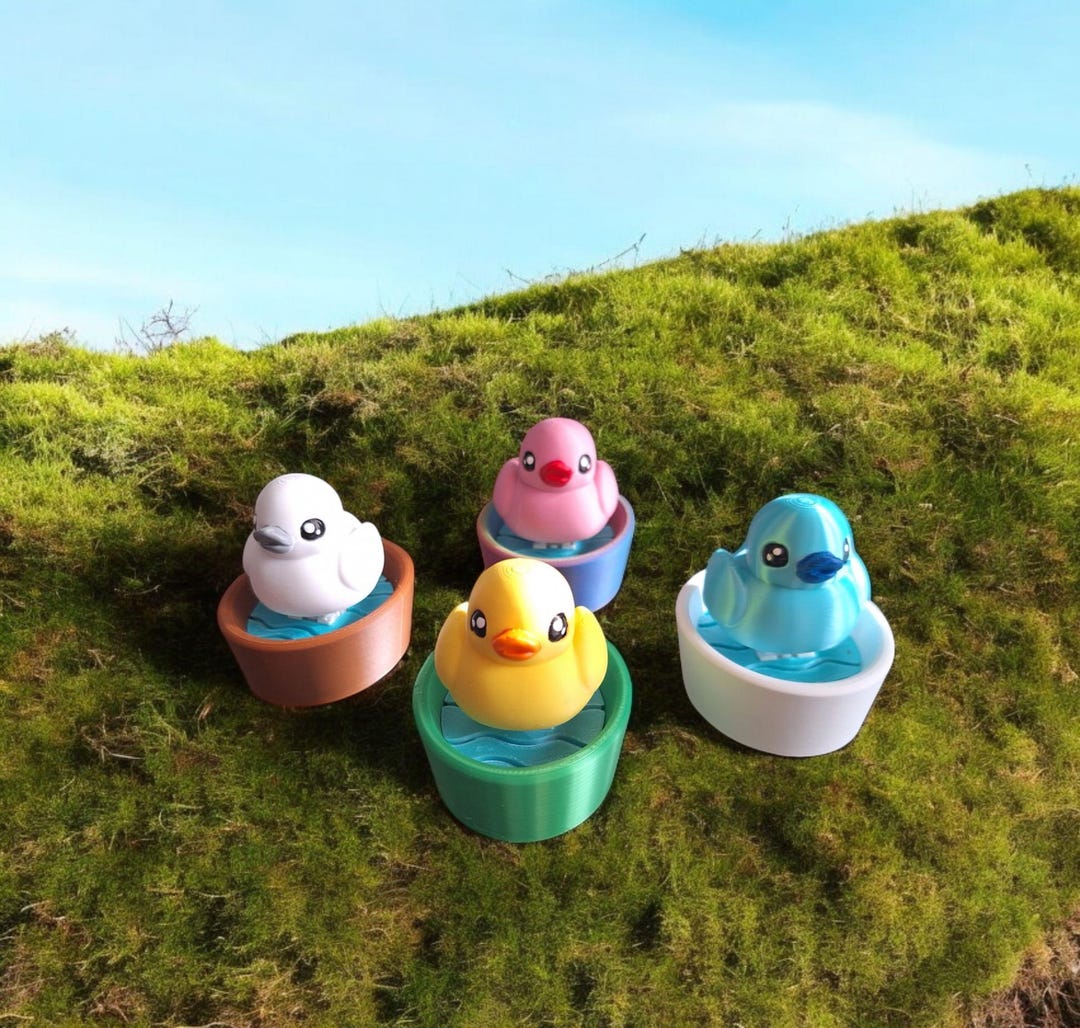 3D Printed Baby Duck Fidget Clicker / 3d Printed Ducky / 3d Printed ...