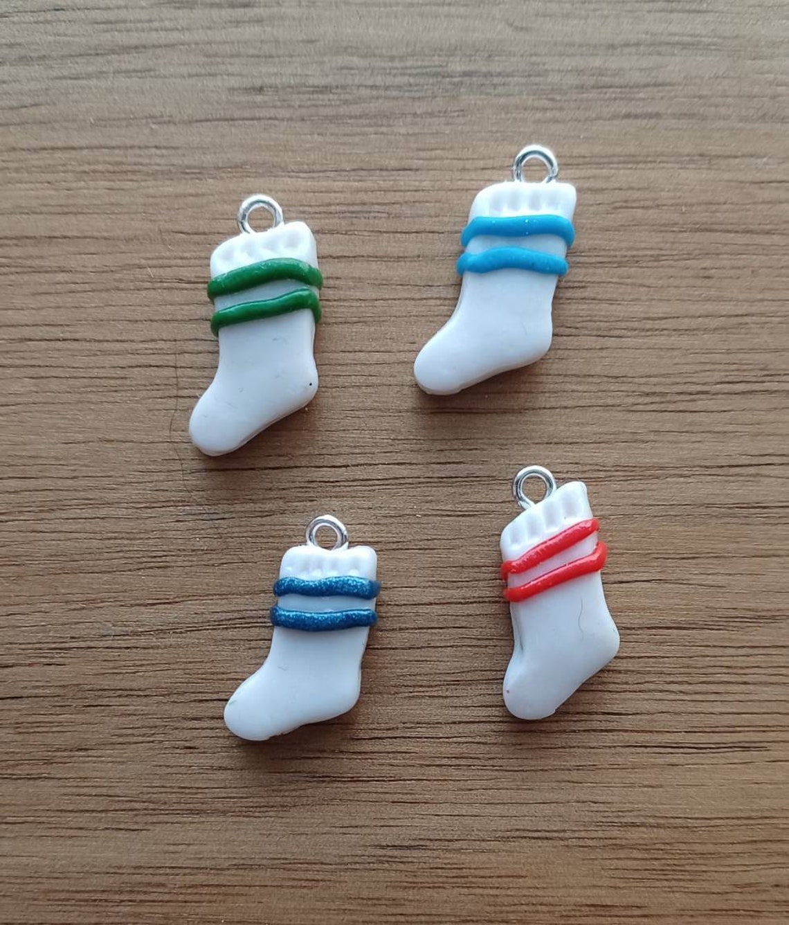 Kawaii Sock Charms / Polymer Clay Tube Sock Charms / Kawaii Animal ...