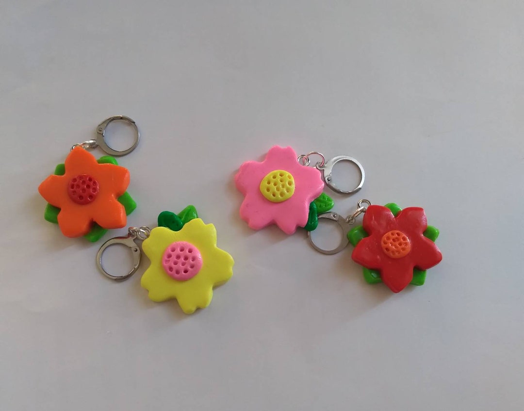 Stitch Markers Set of 4 Floral / Flower Stitch Markers / Cherry Blossom ...