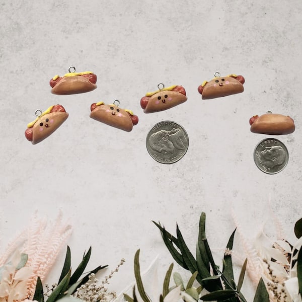 Hot Dog Charms - Etsy