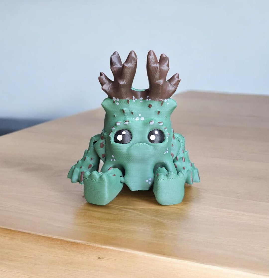 Hand Painted 3D Green Warden Dice Holder / 3d Forest Warden Dice Buddy ...