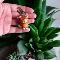 Elephant Charm + Keychain | Handmade Kawaii Clay Charm - Etsy