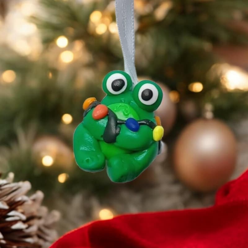Christmas Frog - Etsy