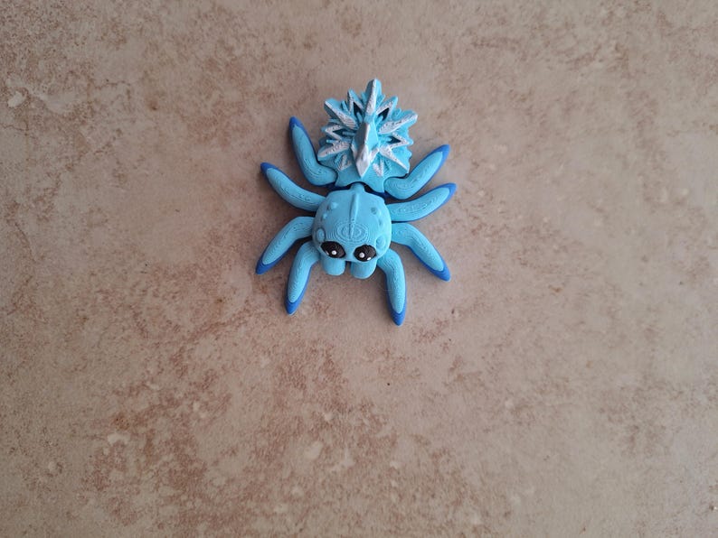 Painted 3d Small Spiders / 3d Printed Spider Insect Animals / Floral ...