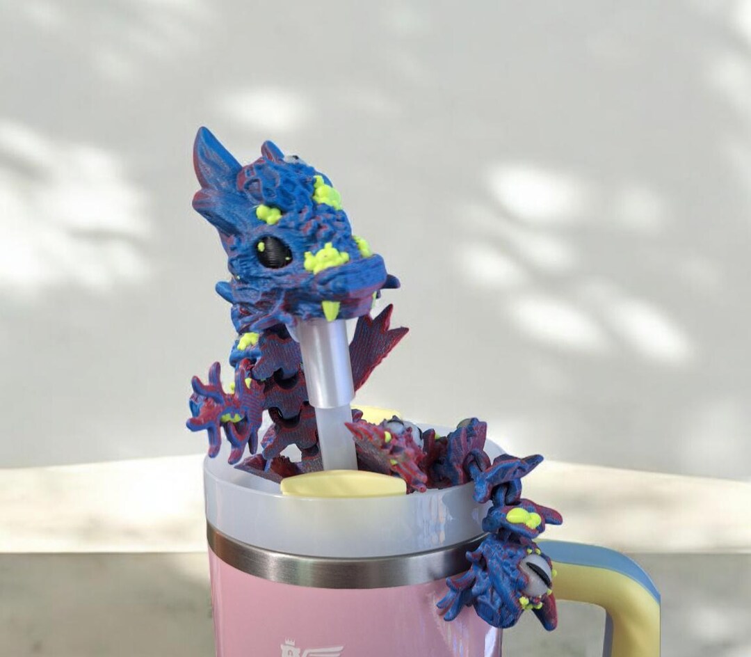 3D Articulated Glow Scary Spooky Infested Dragon Straw Cap / 3d Printed ...