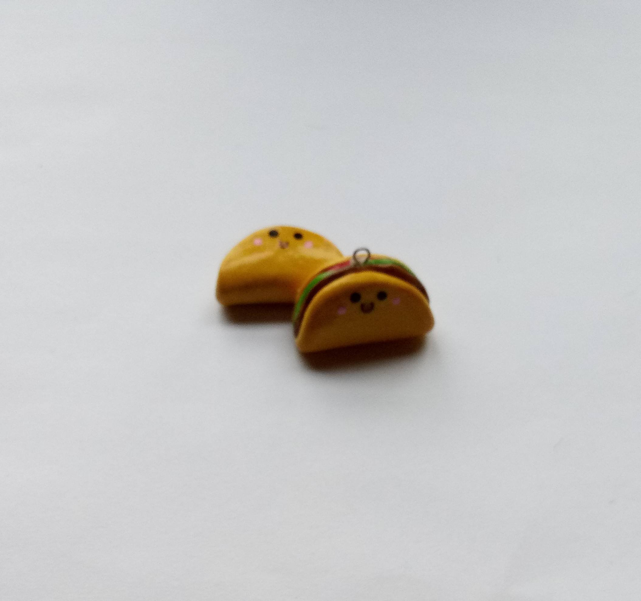 Kawaii Taco Charms / Polymer Clay Taco Charms / Kawaii Food - Etsy