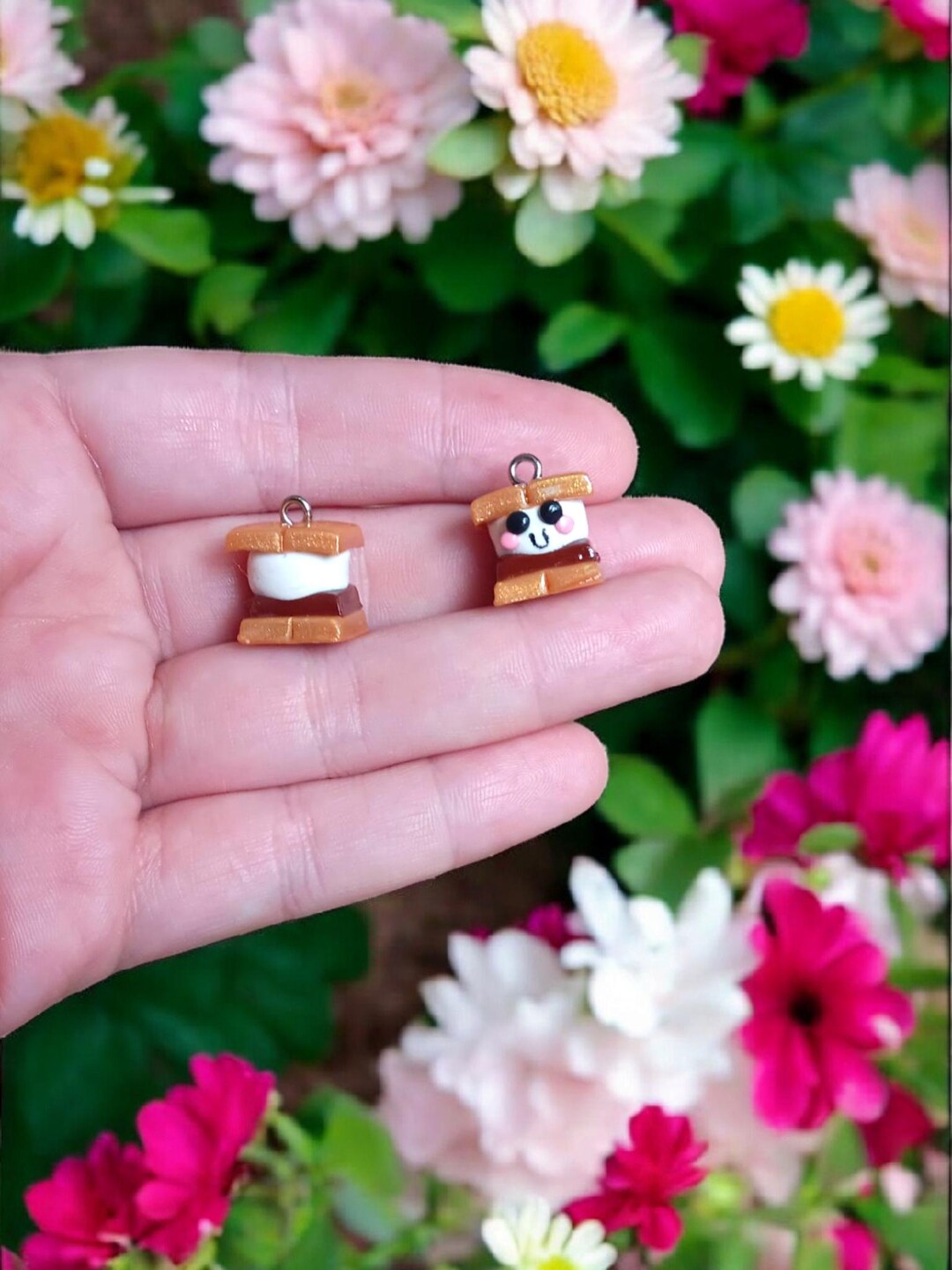 Polymer Clay Smores Charms / Cute Kawaii Clay Sweets Charms Smores ...