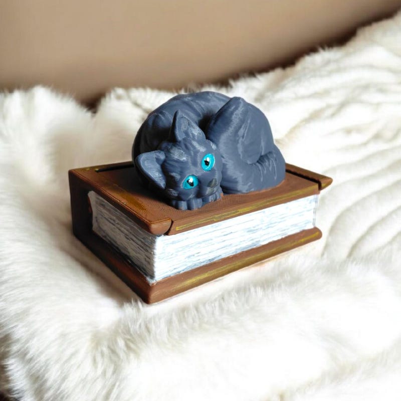 Green Cat Trinket Box - Etsy