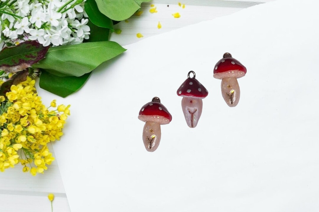 Kawaii Fairy House Gnome Toadstool Girl Body Charms / Polymer Clay ...
