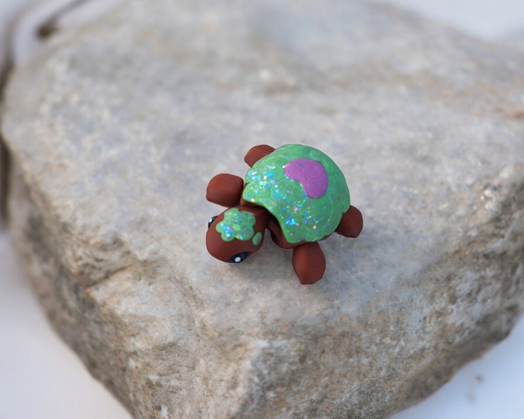 3D Articulated Turtle / 3d Printed Turtle Heart Shell / 3d Printed ...