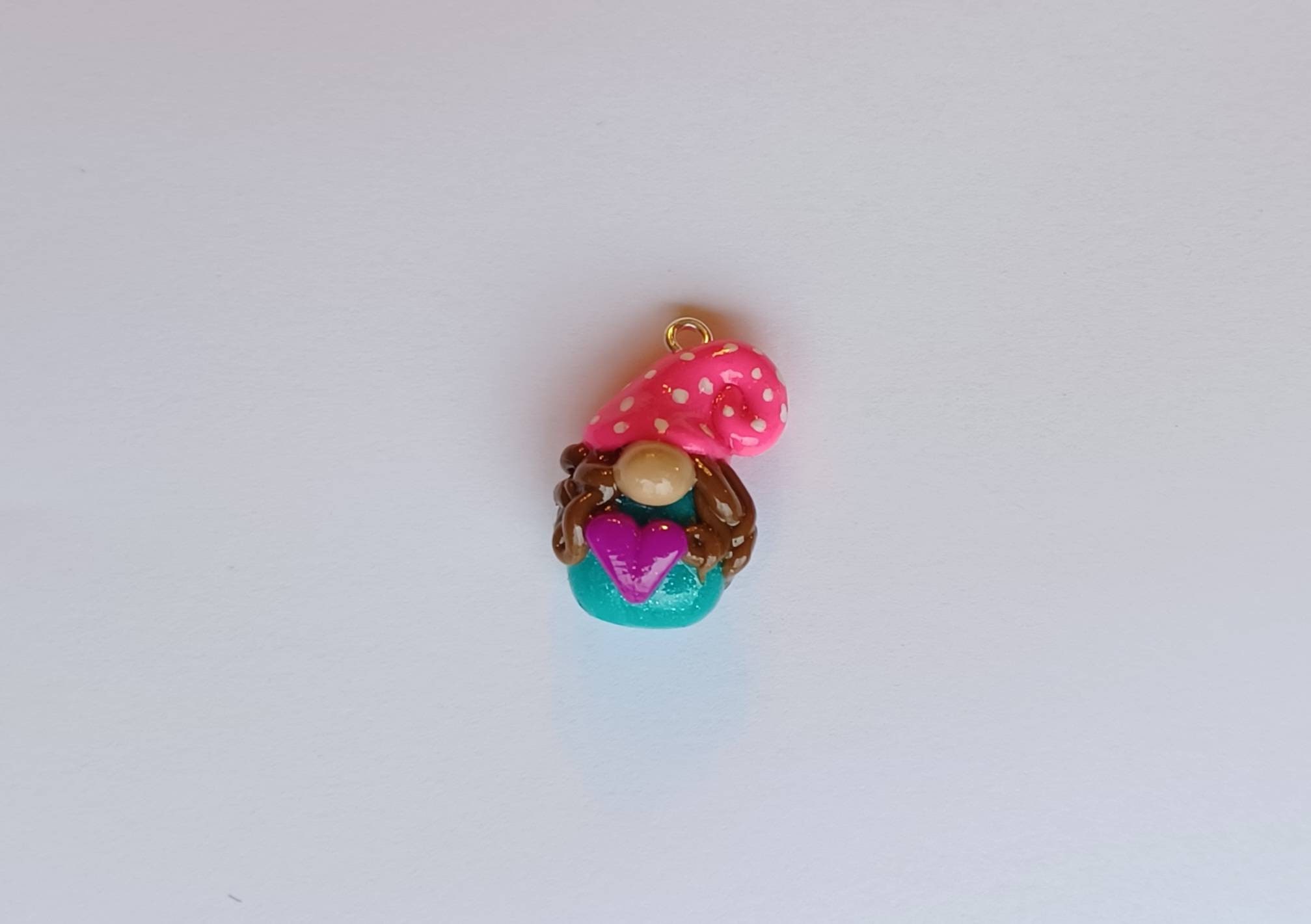 Kawaii Fairy Gnome Toadstool Charms / Polymer Clay Gnome - Etsy
