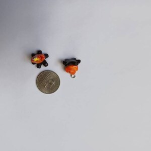 Kawaii Campfire Charms / Polymer Clay Camping Charms / Kawaii Fire ...