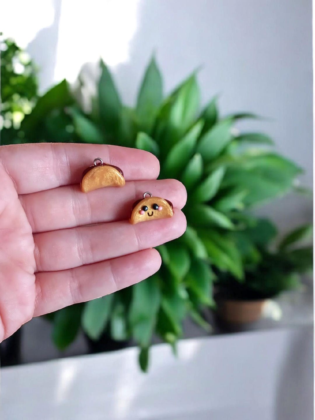 Polymer Clay Taco Charms / Cute Kawaii Clay Taco Food Charms / Clay ...