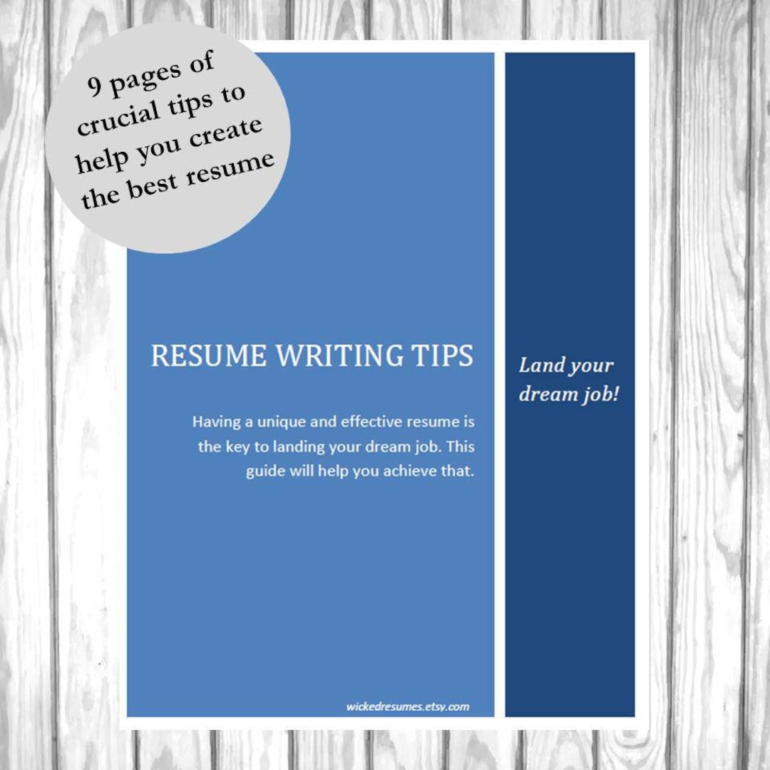 Professional Resume Writing Guide, How to Write a Resume Tutorial ...