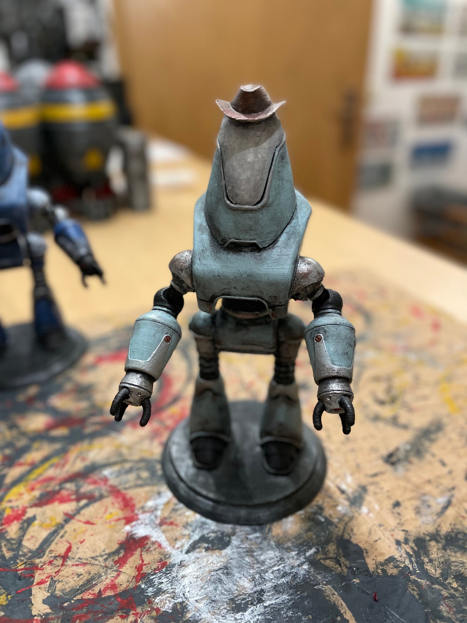 Protectron Still Figurine Fallout Inspired - Etsy