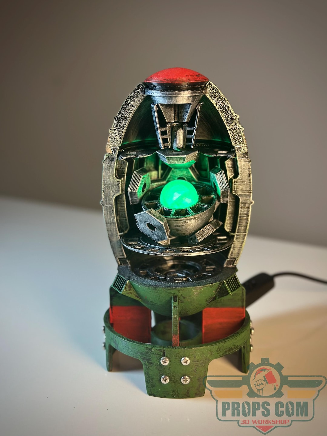 Mini Nuke Bomb | Cross Section | LED | Fallout Inspired - Etsy