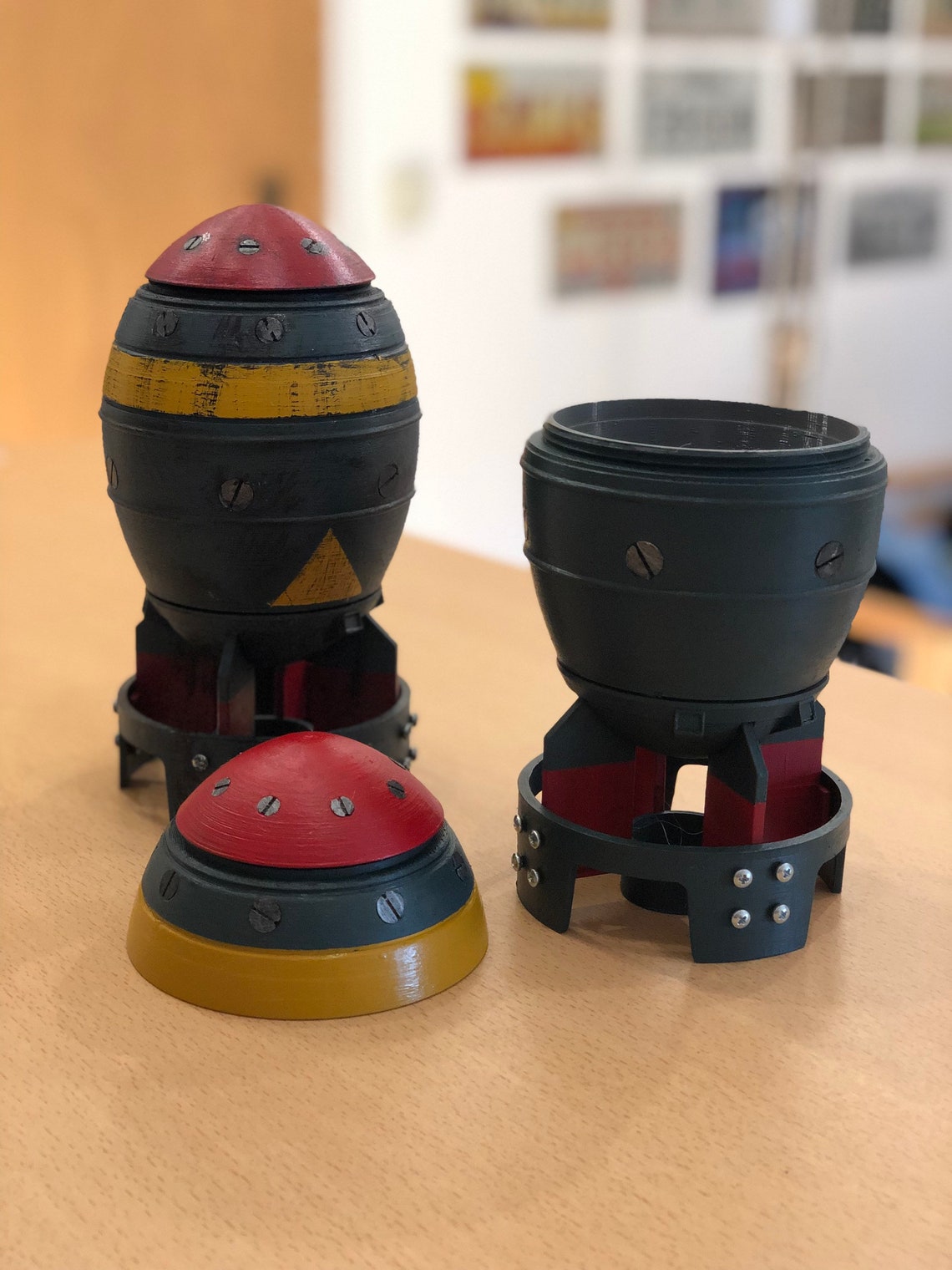 Mini Nuke Bomb Storage box Fallout inspired | Etsy