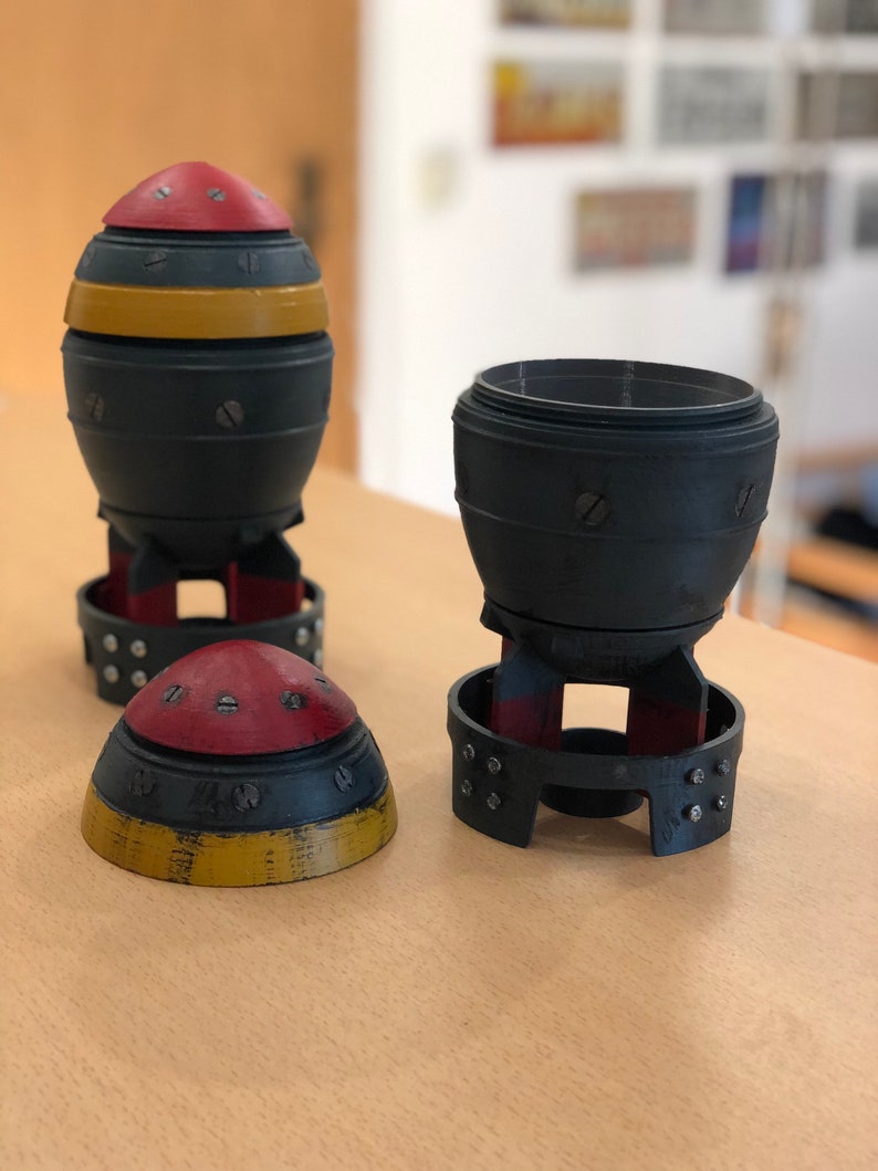 Mini Nuke Bomb Storage Box Fallout Inspired - Etsy