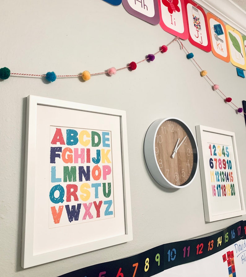 Alphabet Playroom School Room Printable ABC Chart Playroom Printables ...
