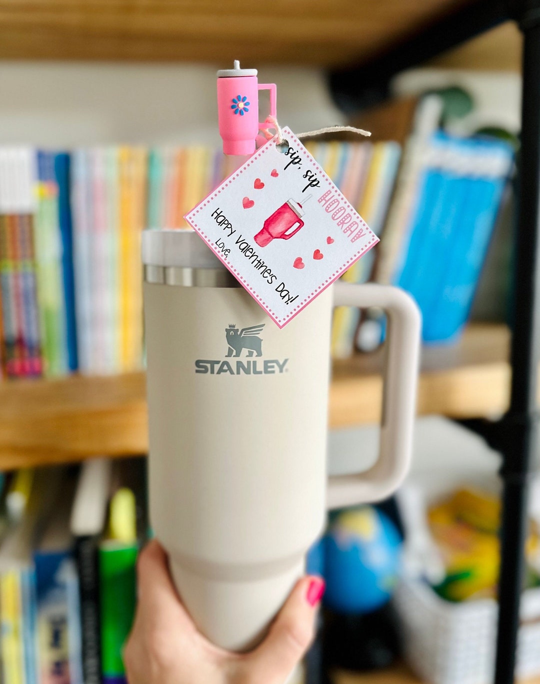 Stanley Tumbler Quencher Cup Valentine Editable Printable| Stanley ...