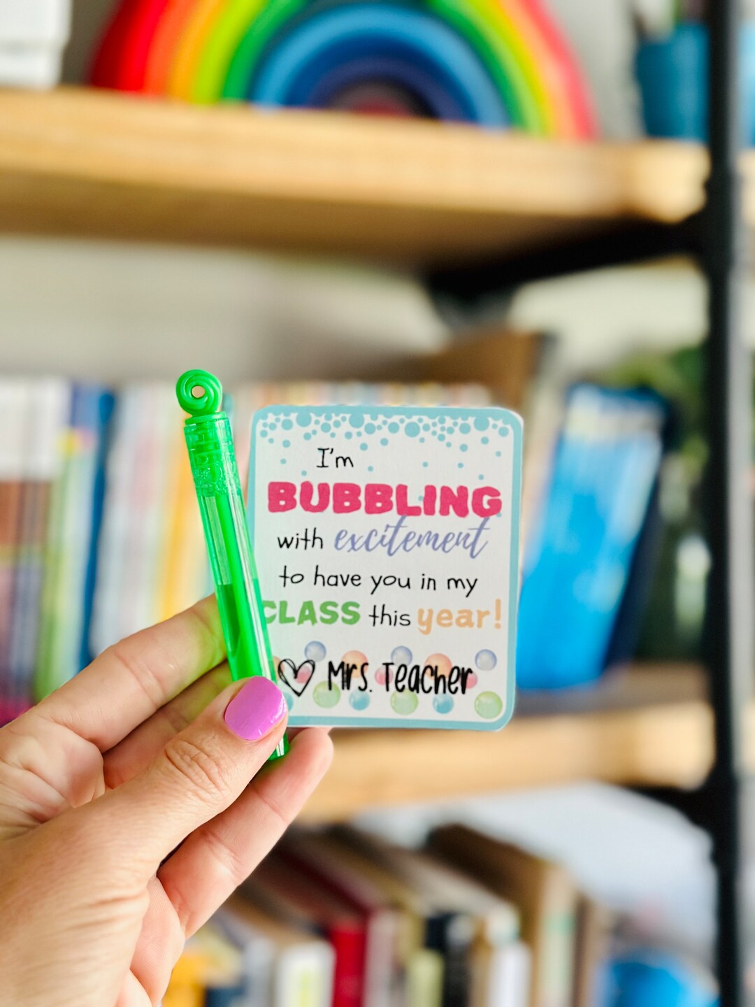Popping With Excitement to Have You in Class | Bubbles Class Gift ...
