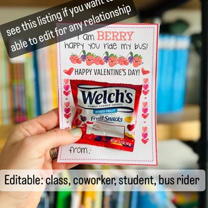 Fruit Snack Class Valentine Printable | School Valentine Snack Tag ...
