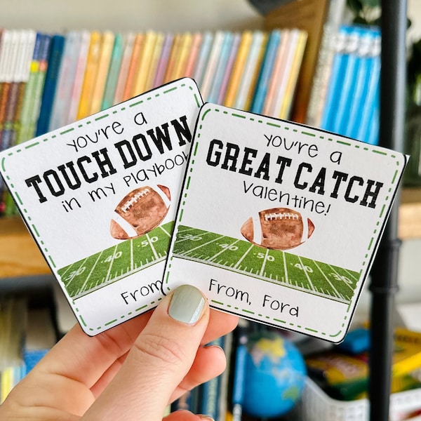 Football Valentine - Etsy