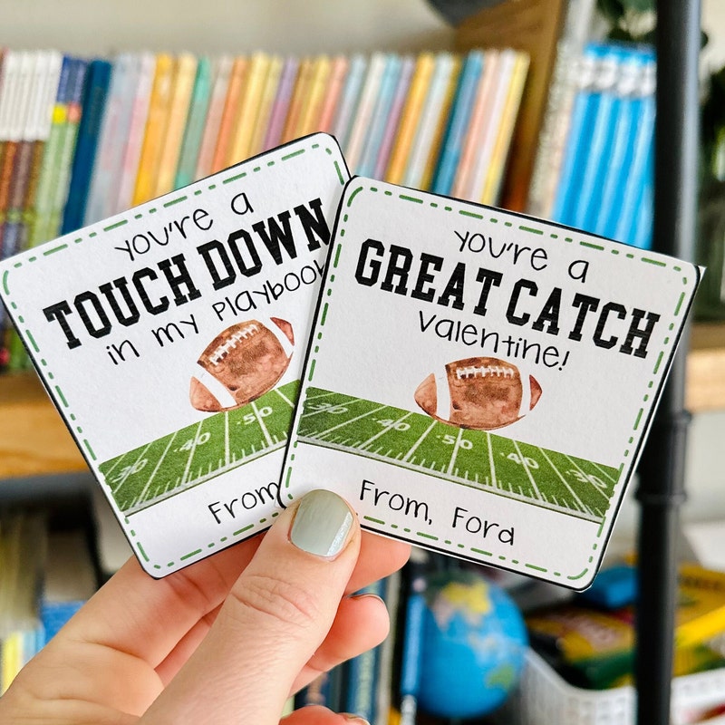 Football Valentine - Etsy