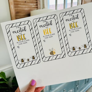 I'm Excited to Bee in Your Class Teacher Gift| Meet the Teacher| Back ...