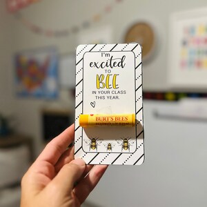 I'm Excited to Bee in Your Class Teacher Gift| Meet the Teacher| Back ...