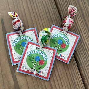 Thanks for Popping in Class Blow Pop Gift | Blow Pop Class Gift | First ...