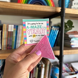 Amazing Year With You in Class | Maze Class Gift | First Day of School ...
