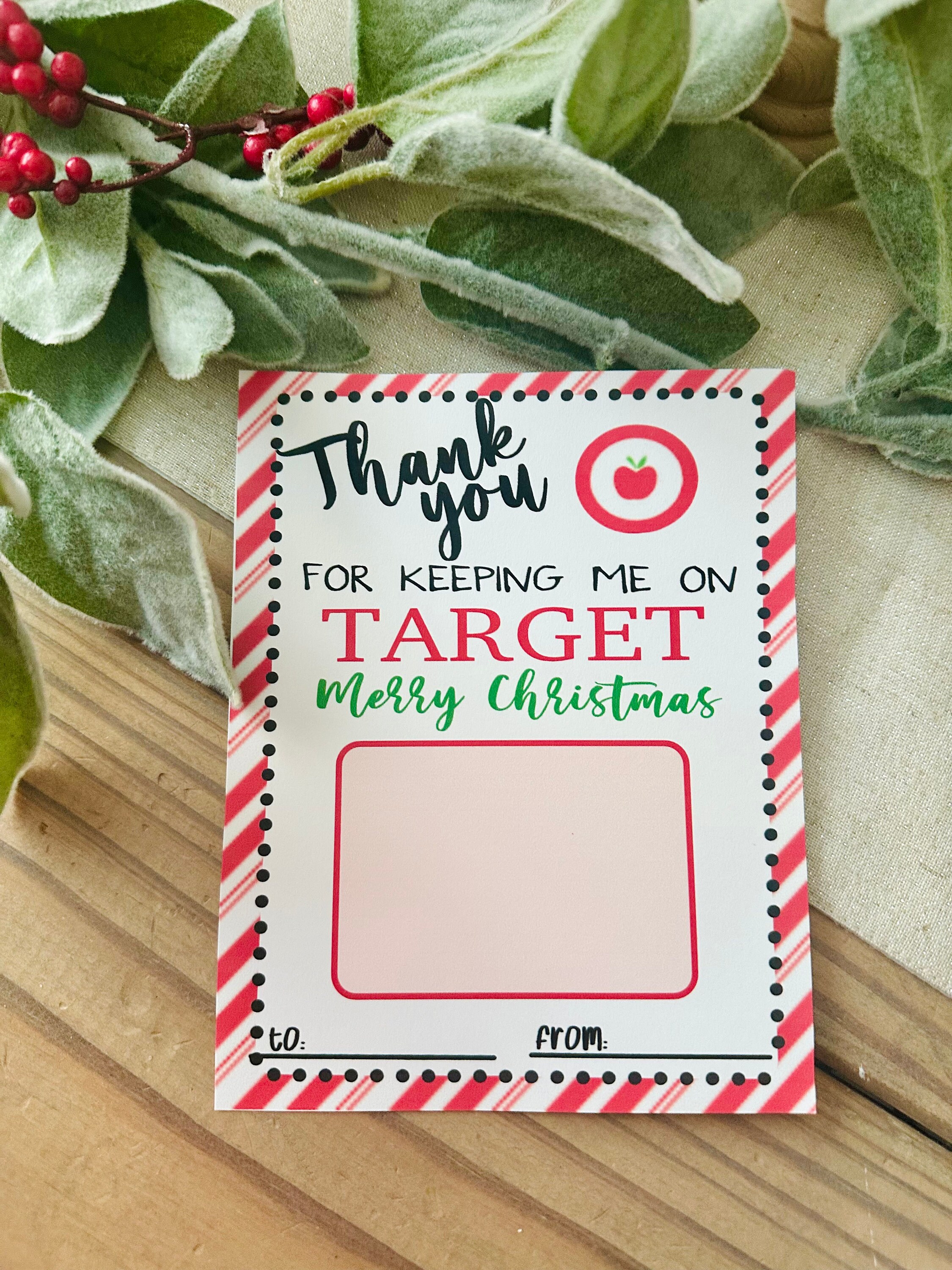 Target Teacher Gift Card Holder Target Teacher Christmas Gift Target ...