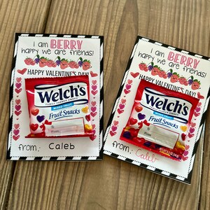 Fruit Snack Class Valentine| Candy Free Valentine's Day| Digital ...