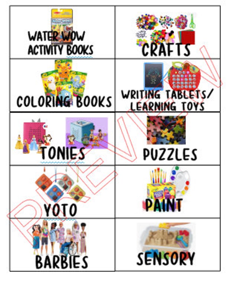 Toy Bin Labels Toy Box Labels Template Editable Toy Cube Labels Bin Clip Labels Toy Storage