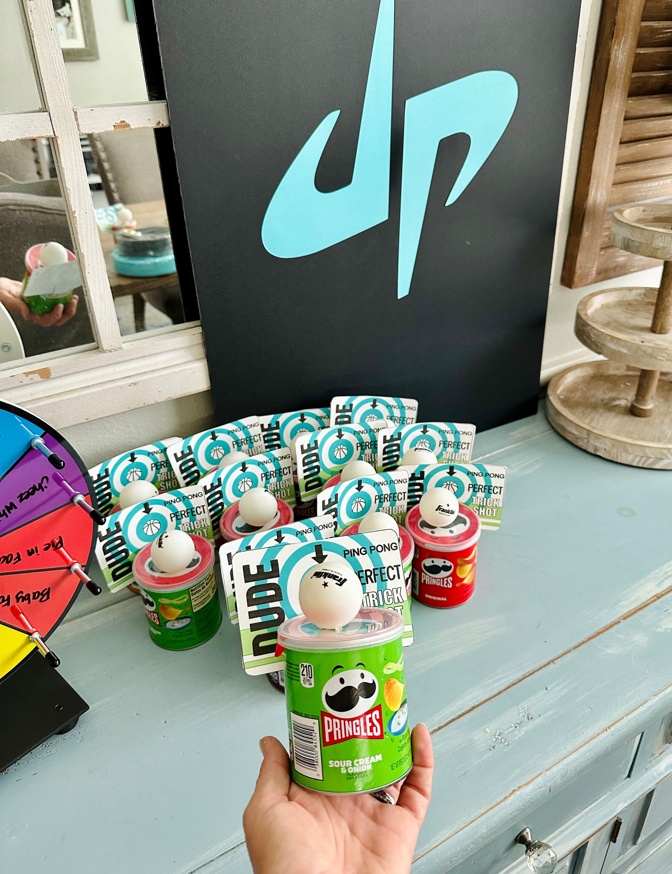 Dude Party Ping Pong Ball Trick Shot Printable | Dude Perfect Birthday ...