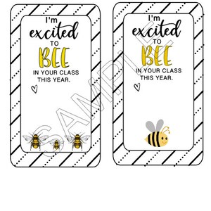I'm Excited to Bee in Your Class Teacher Gift| Meet the Teacher| Back ...