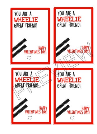 Wheelie Great Valentines Day Kids Valentines Day Cars Valentines ...