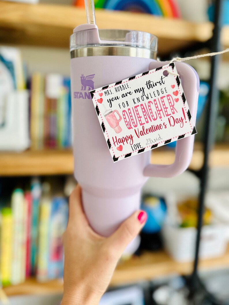 Stanley Tumbler Quencher Cup Valentine Editable Printable Ex Straw ...