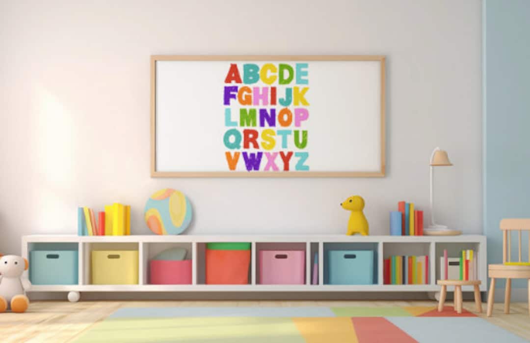 Alphabet Playroom School Room Printable| ABC Chart| Playroom Printables ...
