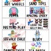Toy Bin Labels Toy Box Labels Template Editable Toy Cube Labels Bin ...