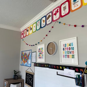Alphabet Playroom School Room Printable| ABC Chart| Playroom Printables ...