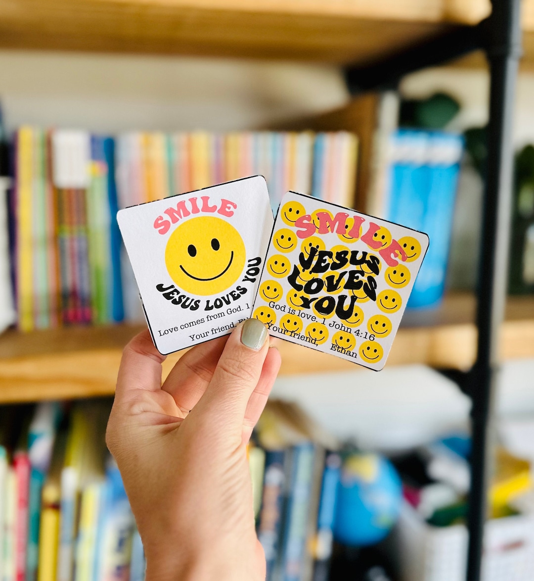 Smile Jesus Loves You Valentine | Christian Bible Verse Valentine| God ...