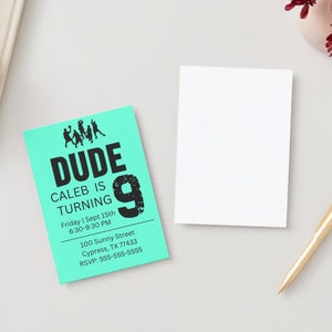 Dude Perfect Party Digital Editable Invitation| Dude Perfect Sports ...