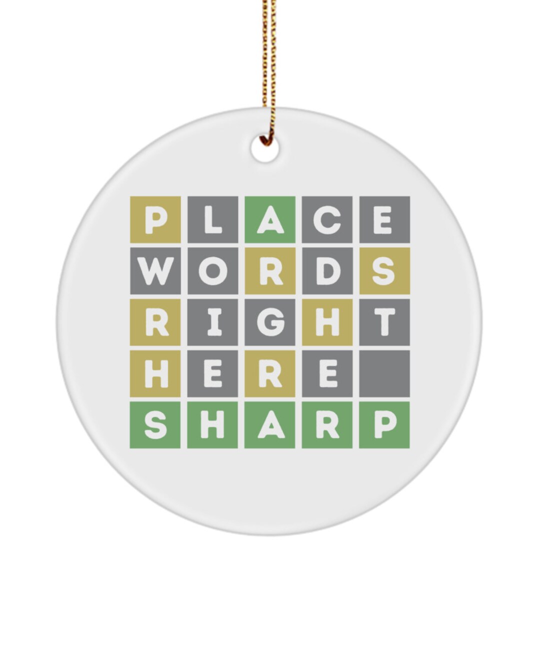 Custom Wordle Ornament Cute Personalized Wordle Gift Gift - Etsy