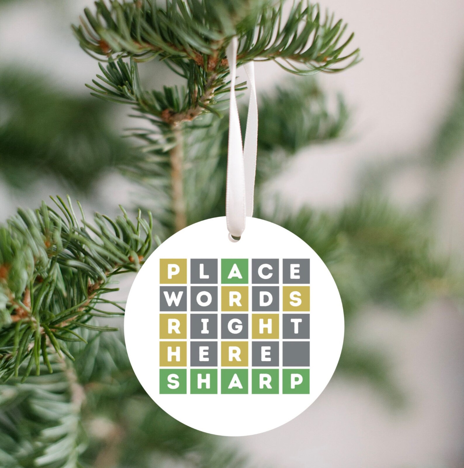 Custom Wordle Ornament Cute Personalized Wordle Gift Gift - Etsy